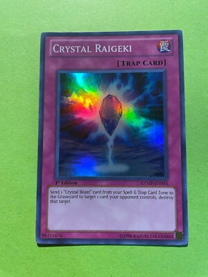 Yugioh Crystal Raigeki RYMP EN055 Super Rare 1st ED | eBay