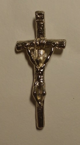 Papal Crucifix Pin. Pope Pin. Siver toned | eBay