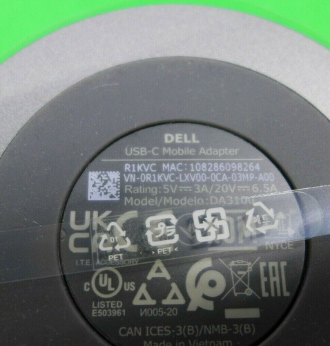 Genuine Dell USB-C Mobile Adapter Docking Station DA310 R1KVC | eBay