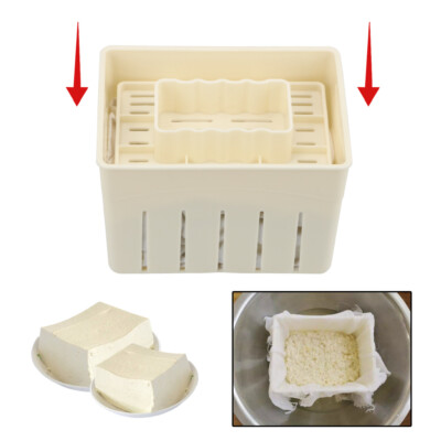 DIY Plastic Homemade Tofu Maker Press Mold Kit Tofu Making Pressing ...