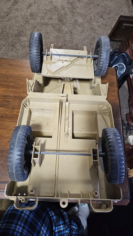 VINTAGE GI JOE ADVENTURE TEAM TAN DESERT PATROL JEEP HASBRO 1960’s | eBay