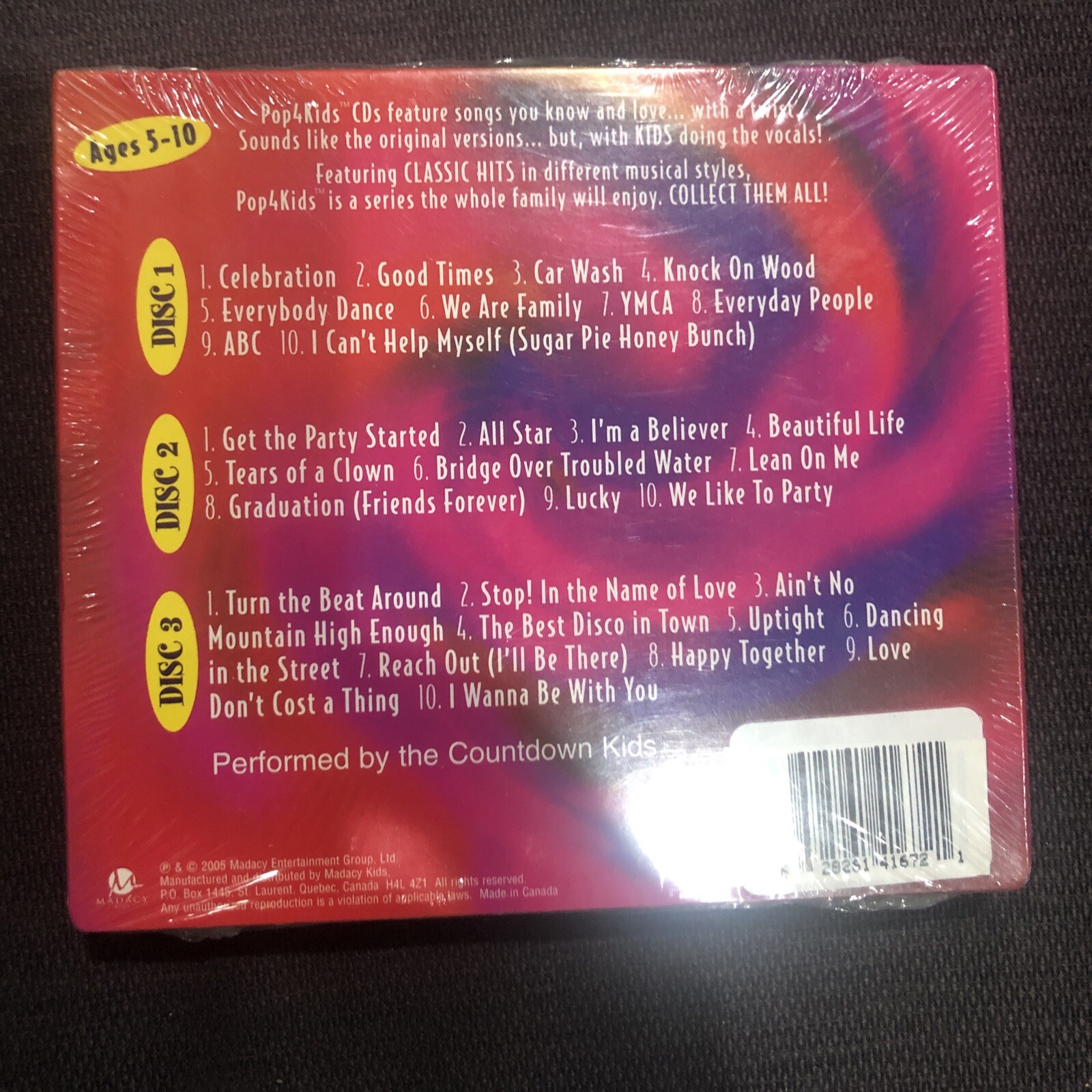 Pop 4 Kids [2005] [Digipak] by The Countdown Kids (CD, Jun-2005, 3 ...