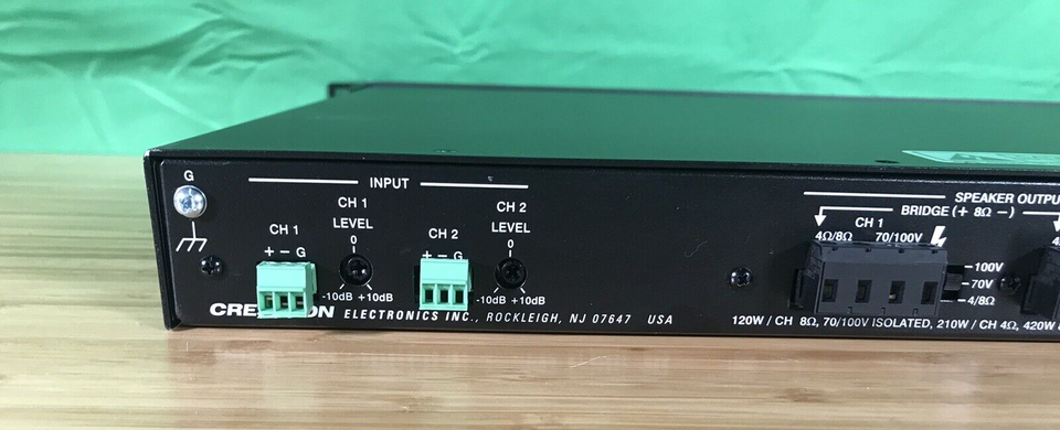 CRESTRON AMP-2210T PROFESSIONAL AUDIO AMPLIFIER. USED | eBay