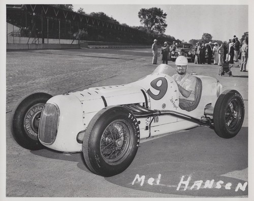 Mel Hansen Indy 500 Indianapolis Race Car 1961 - Original Photo | eBay