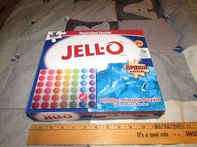 YWOW GAMES , 1000 PIECE JELLO PUZZLE - SUPERSIZED 20 BY 27 INCHES - NEW ...