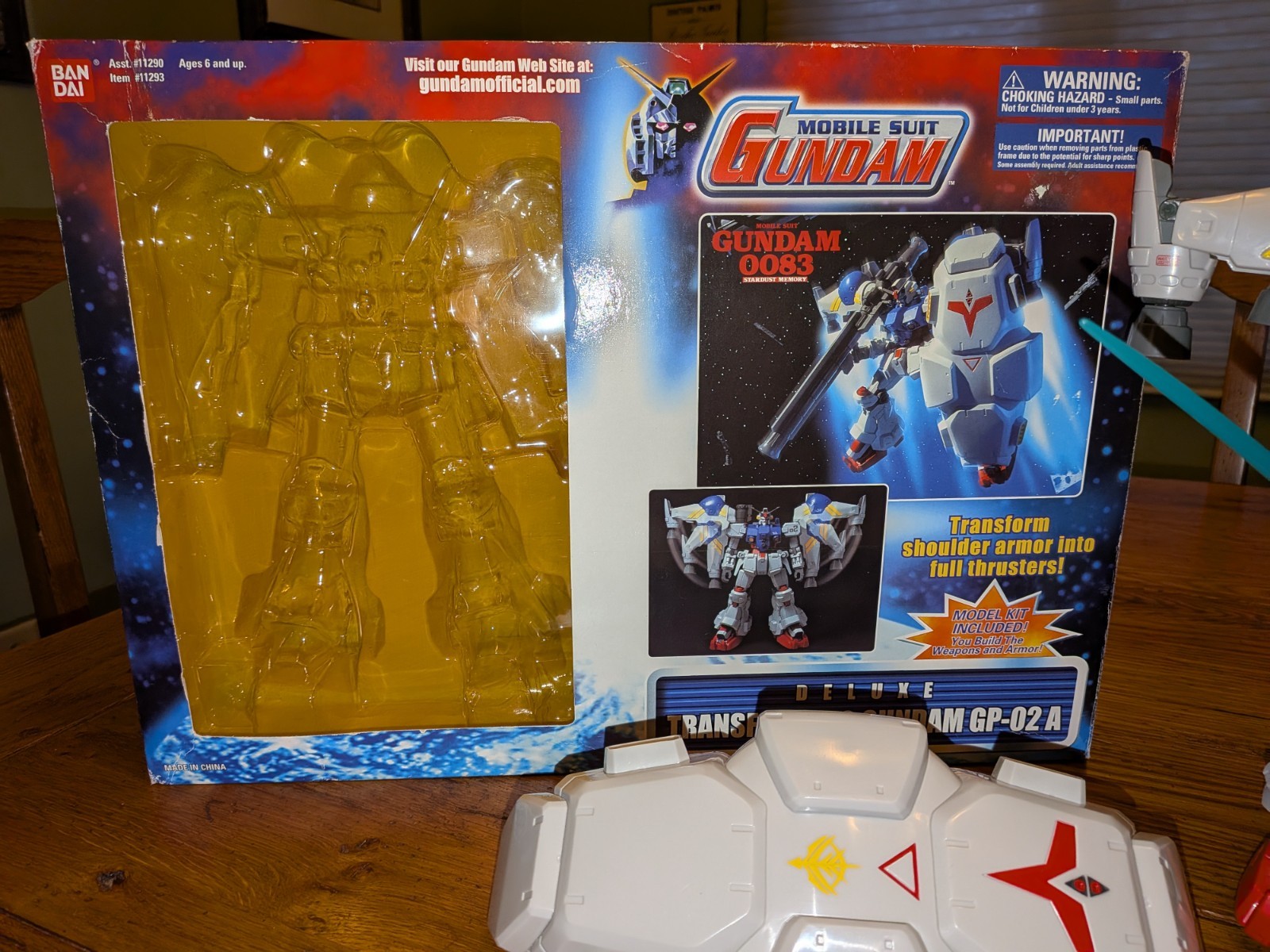 Mobile Suit Deluxe Transforming Gundam GP-01 Fb Bandai 2001 Action ...