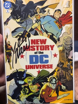 AUTOGRAPHED Mark Waid New History of the DC Universe #1-4 | eBay