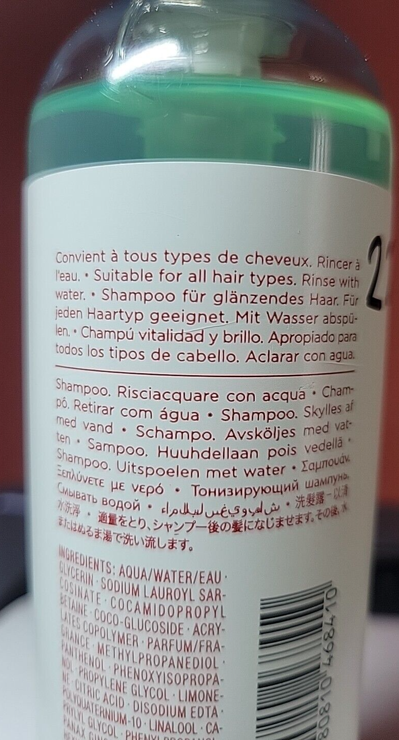 CLARINS invigorating shine shampoo with ginseng full size 10.1 New 3380810468410| eBay