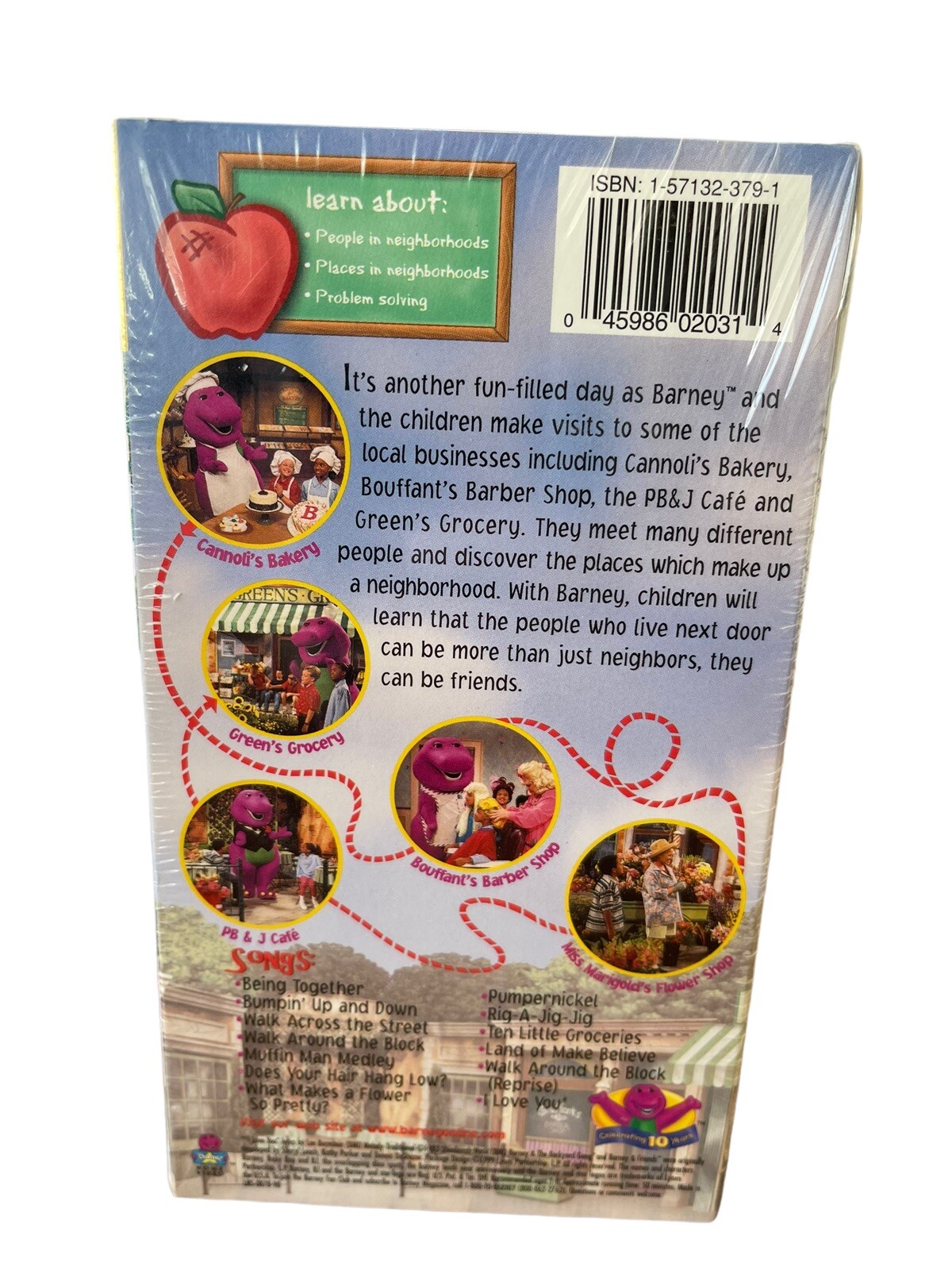 Walk Around The Block With Barney Vhs