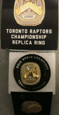 Toronto Raptors 2019 NBA Champions Replica Championship Ring Official w ...