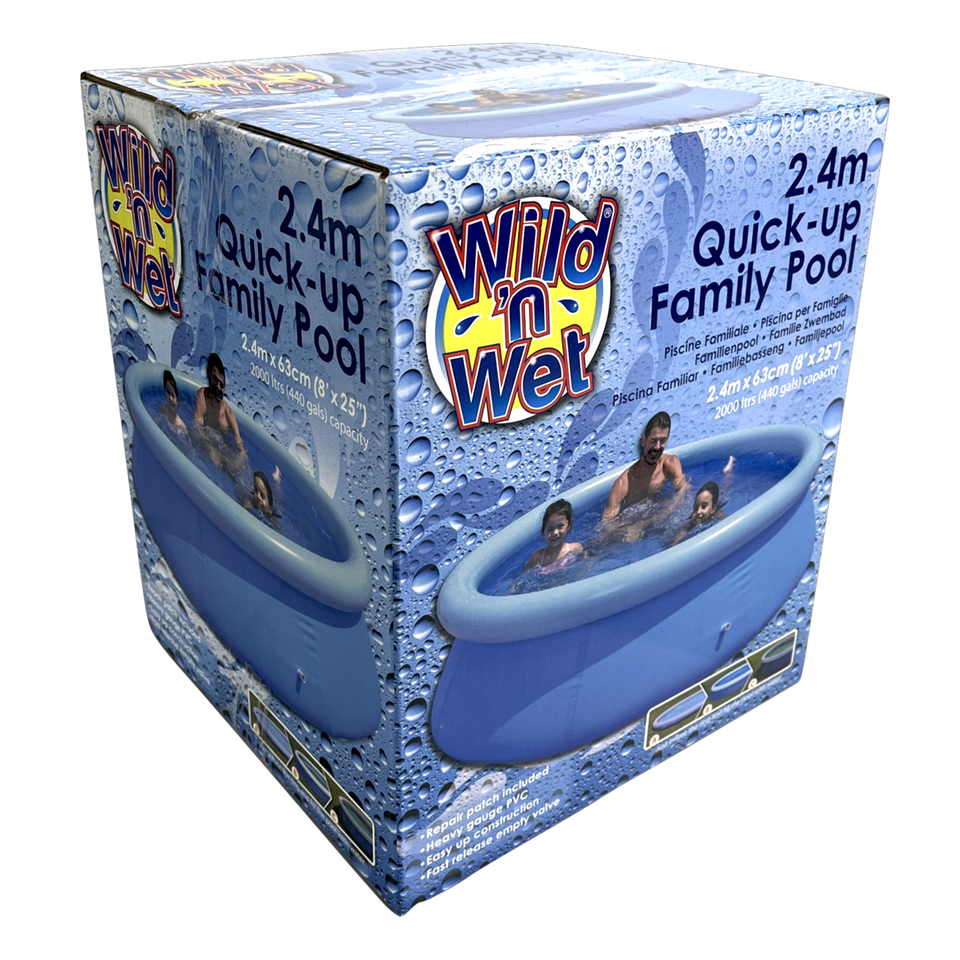 Incredible Clearance Price Swimming Pool! - Big 2.4m Quick set up and ...