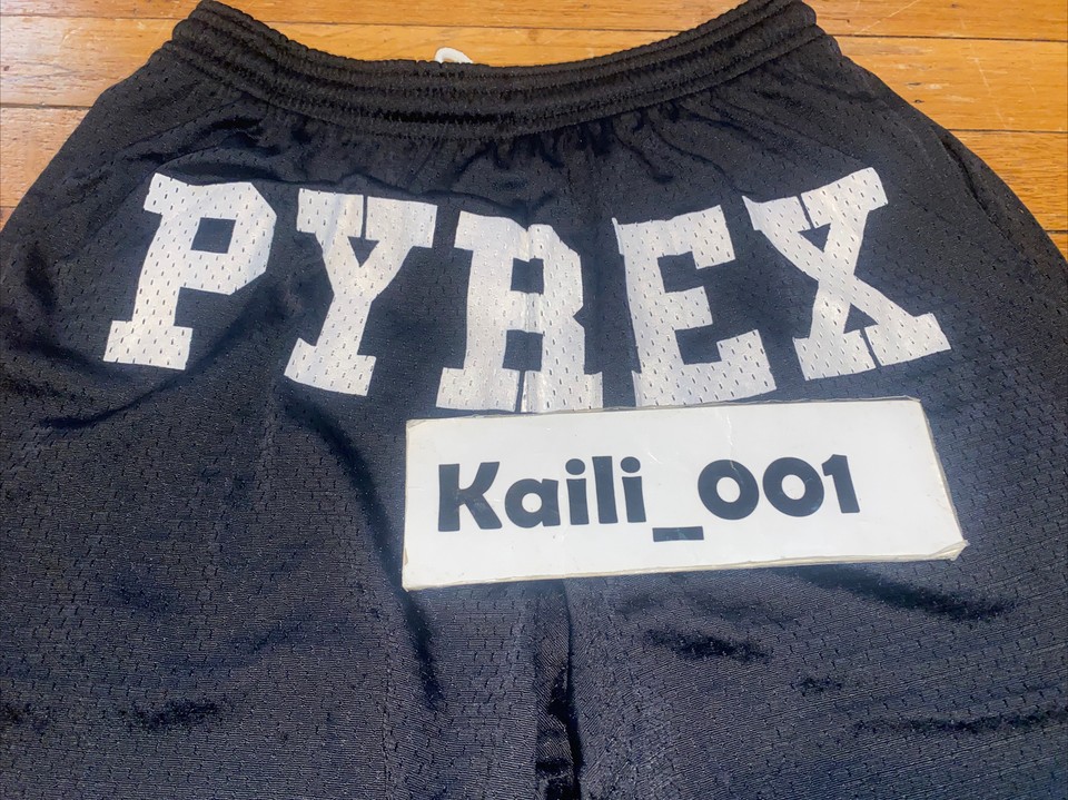 Pyrex Vision Shorts Small Black Religion Gym White Kanye RSVP Virgil ...