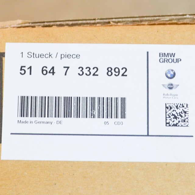 BMW 5 F10 Radiator Core Air Duct 51647332892 Genuine for sale online | eBay