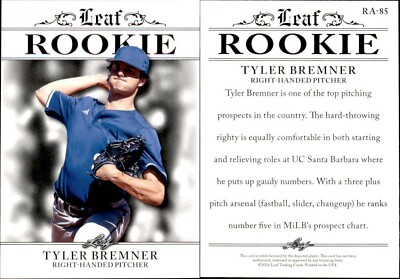 2024 Leaf ROOKIE TYLER BREMNER RC #RA-85 BASEBALL UC SANTA BARBARA | eBay