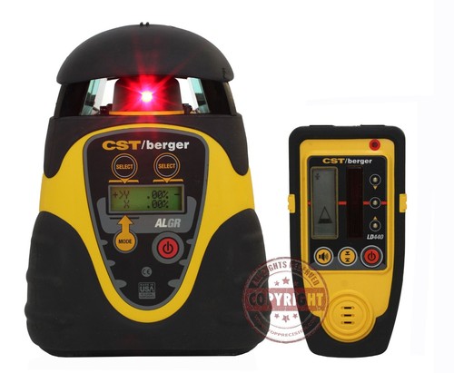 CST BERGER ALGR DUAL GRADE ROTARY SELF-LEVELING LASER LEVEL,TOPCON ...