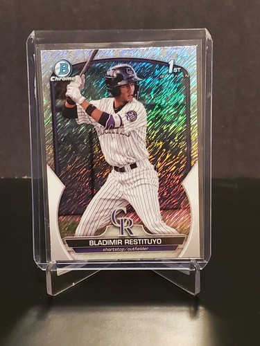 2023 BOWMAN CHROME Bladimir Restituyo 1ST BOWMAN SHIMMER REFRACTOR | eBay
