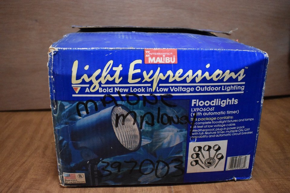 INTERMATIC MALIBU LX90606T 6 LIGHT Floodlights LIGHT EXPRESSIONS ...