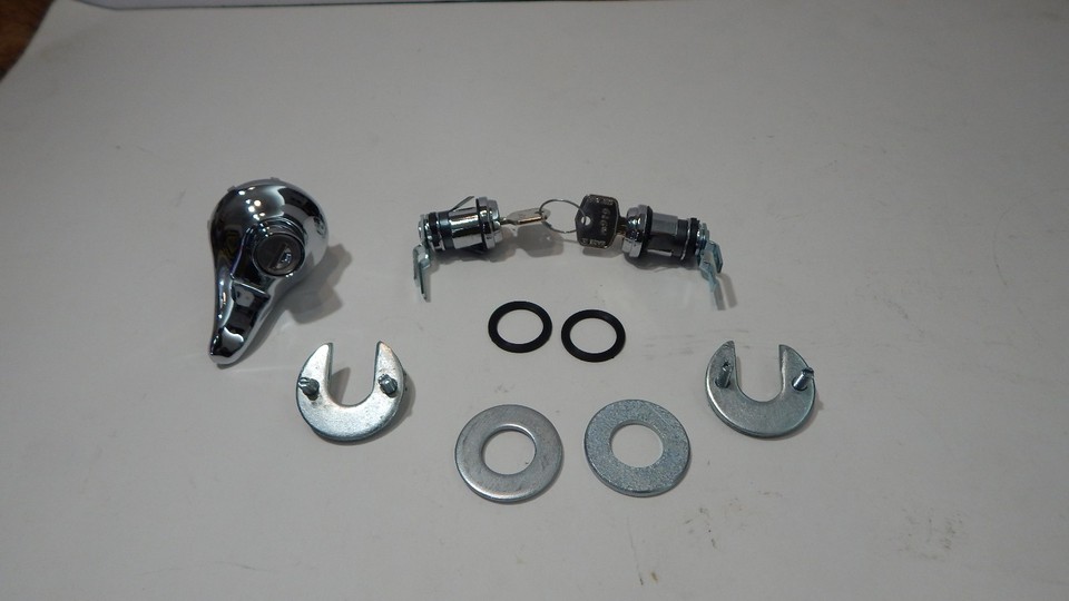 New Door & Trunk Lock Set w Keys MGB 1965-1980 Matched Key Locks W ...