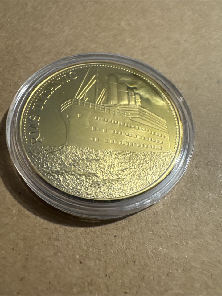 RMS Titanic Commemorative Coin Collector USA Navy Boat Seaman Home ...