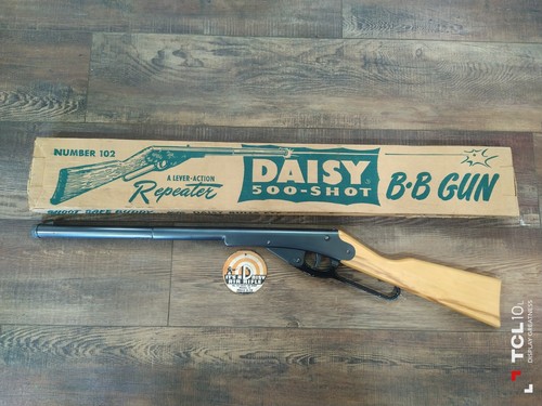 Vintage No. 102 Daisy 500 Shot Model 36. Excellent Gun Rifle with Box ...