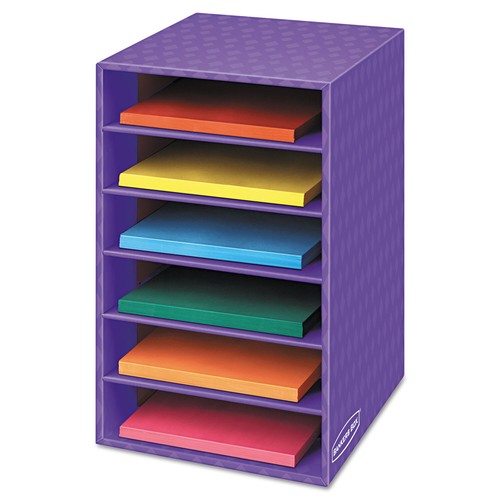 Fellowes Vertical Classroom Organizer, 6 shelves, 11 7/8 x 13 1/4 x 18 ...