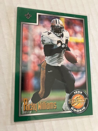 NEW ORLEANS SAINTS ricky Williams 1999 score rookie panini football ...