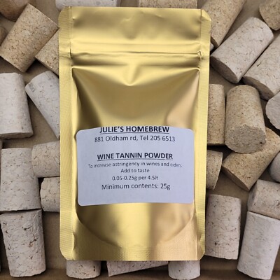Wine Tannin Powder (25g) - Homebrew Additive | eBay UK