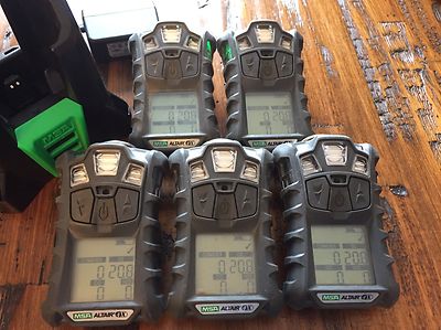 MSA altair 4X multi gas meter Monitor detector, O2,H2S,CO,LEL Charger ...