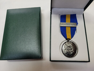 Medal Operation Concordia With Case Gift Box Military Bar | eBay