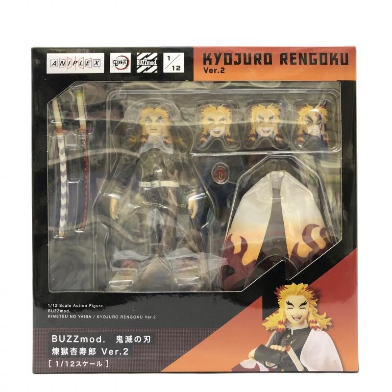 ANIPLEX Demon Slayer Kyojuro Rengoku BUZZmod Ver.2 Figure 1/12 Kimetsu ...