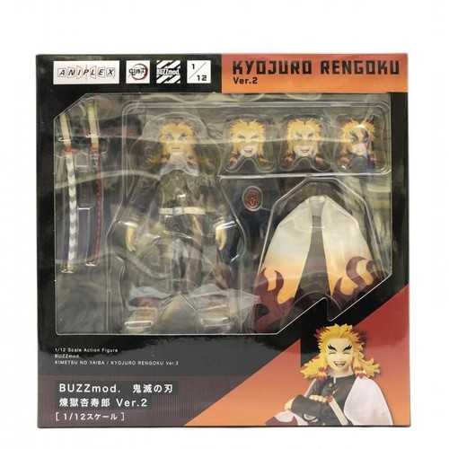 ANIPLEX Demon Slayer Kyojuro Rengoku BUZZmod Ver.2 Figure 1/12 Kimetsu ...