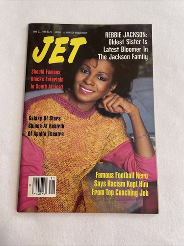 1985 May 27 JET Magazine, Rebbie Jackson (MH37) | eBay