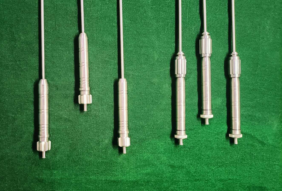 6pc Laparoscopic Fan Retractor 3 Blade & 5 Blade 5mmx330mm Reusable ...