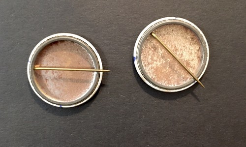 Hubert Humphrey / Muskie Pin Button Lot of 2 Stars and Stripes 1.25 ...