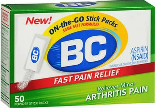 BC POWDER ARTHRITIS FORMULA POWDERS 50 Count Box 42037102845| eBay