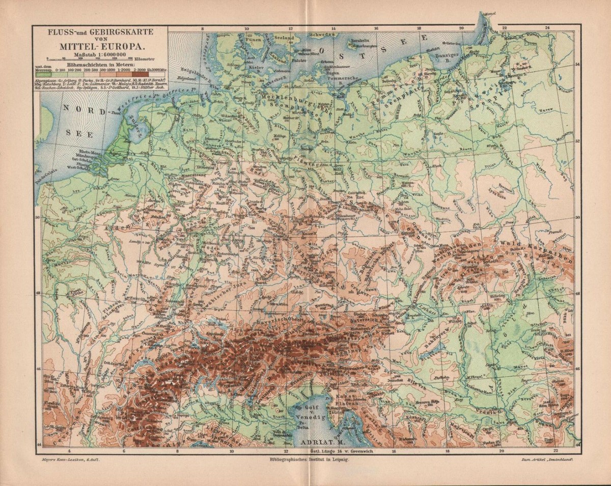 4 Physical Features In Germany