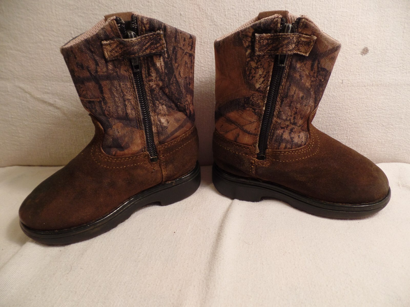 GAME WINNER LEATHER FOOT WESTERN COWBOY BOOTS INFANT GIRLS J7.0 BROWN ...