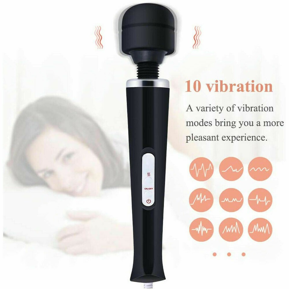 Handheld Massager 20 Speed Wand Vibrating Massage Magic Full Body ...