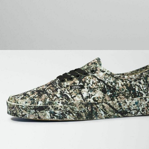 VANS MoMA X Jackson Pollock sneakers SZ 4.5 Shoes Camouflage Camo | eBay