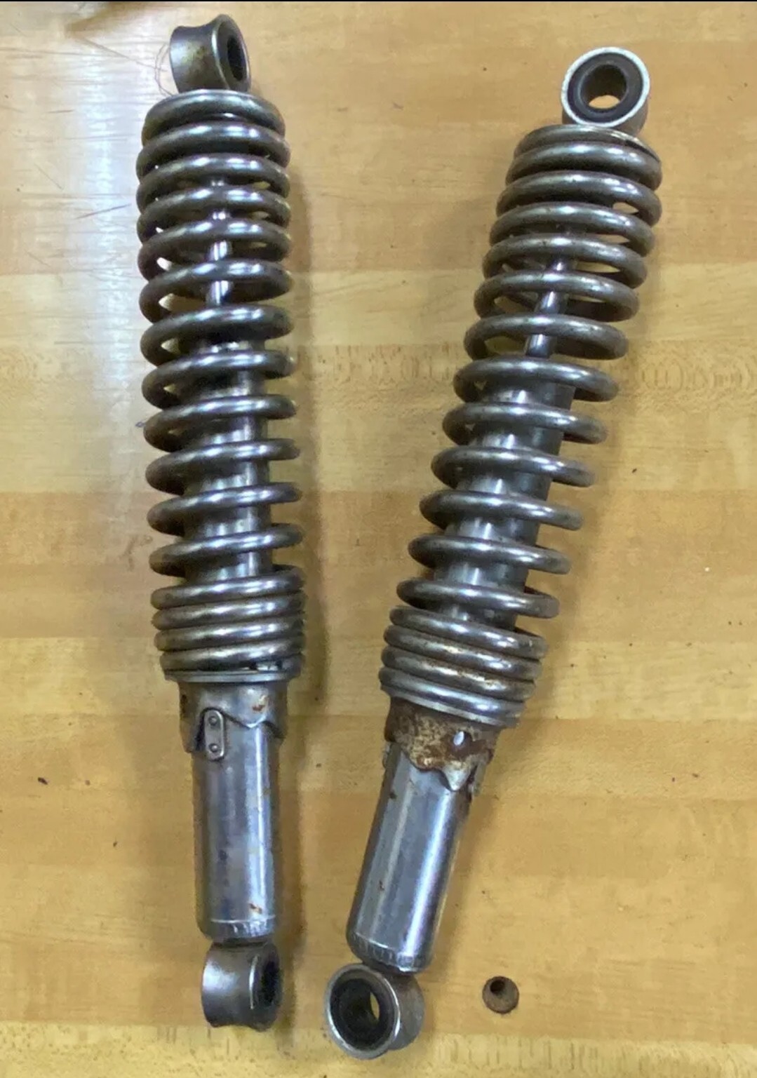 1972 Yamaha DS7 250 RD250 Y702+ Rear Suspension Shocks Dampers For ...