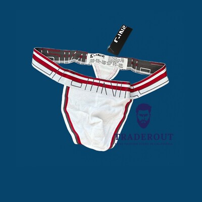 C-IN2 men white Zen cotton rayon classic Thong G-string underwear size ...