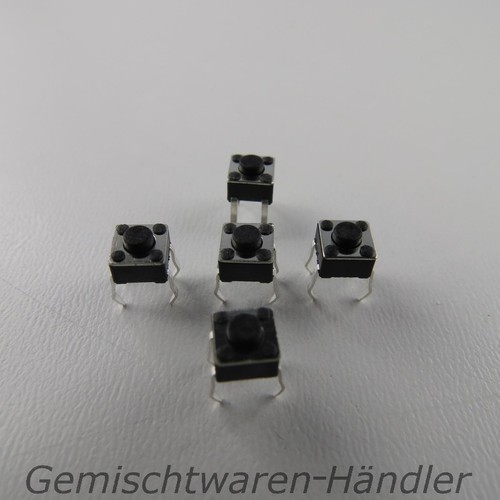 10 Mikrotaster Mikroschalter AUS-(EIN) 4,5x4,5x3,8 mm 0,05A-12V ...