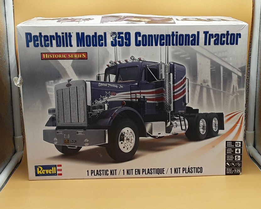 Revell Peterbilt 359 Conventional Tractor 85-1506 1/25 Plastic Truck ...