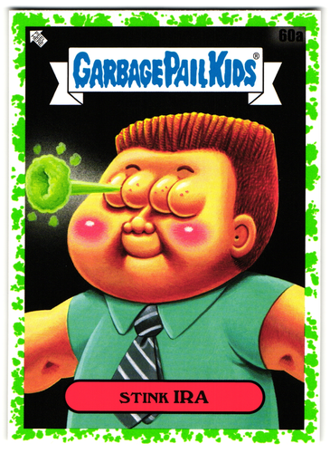 Stink Ira GPK 2020 Garbage Pail Kids Stink Eye Parody Sticker Green | eBay