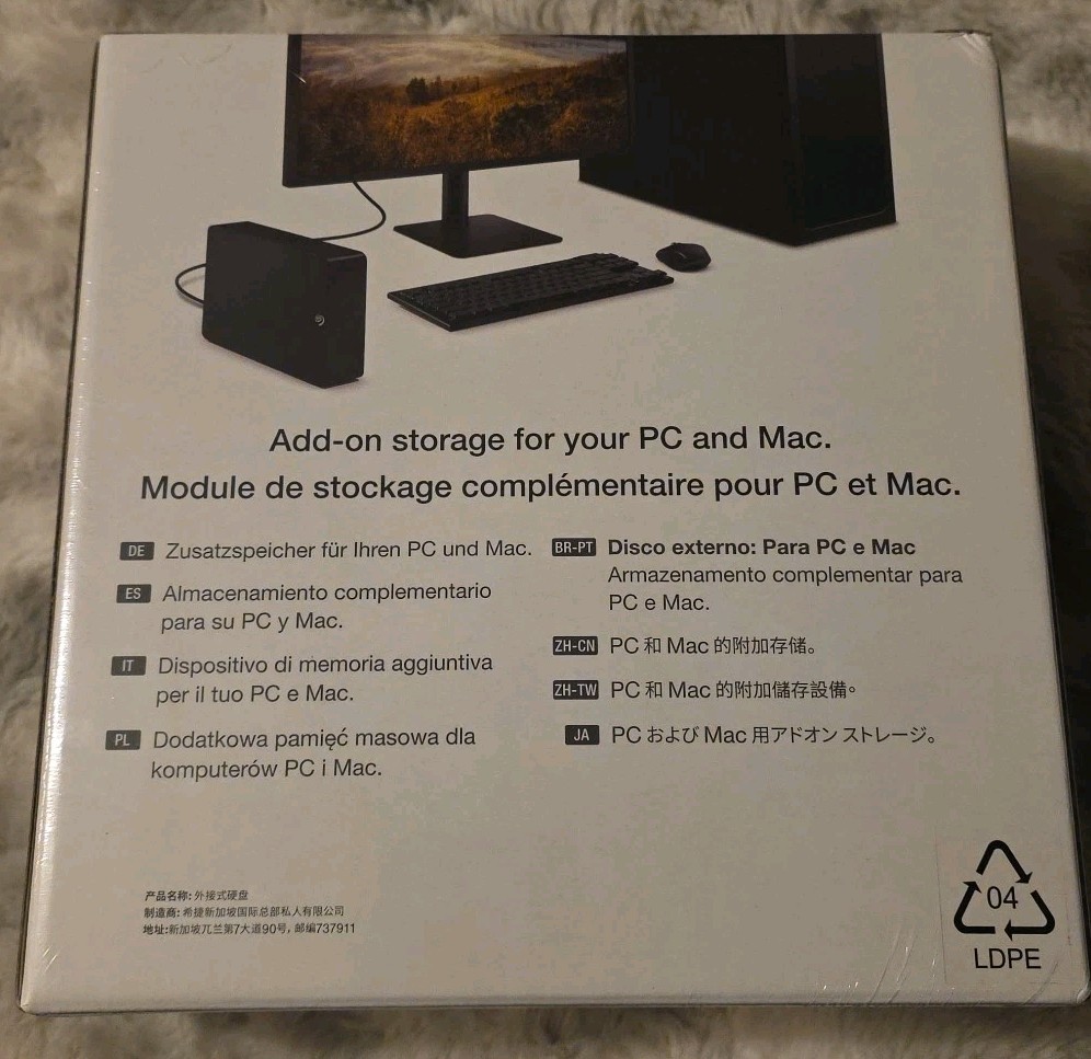 Seagate 26TB Expansion Desktop 3.5" External Drive USB 3.0 STKP26000400 ...