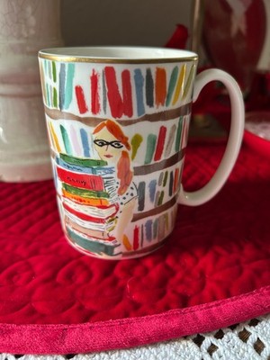 Lenox Kate Spade Library Books Mug | eBay
