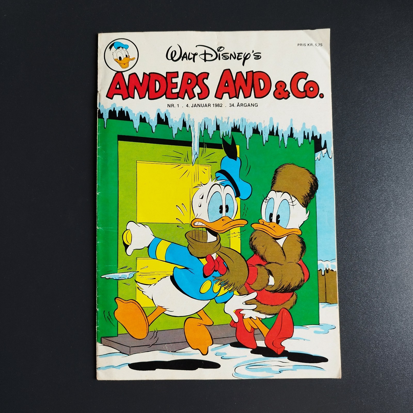 Britains, Mini Märklin paper ads in a Danish Donald Duck mag. nr. 1/ ...