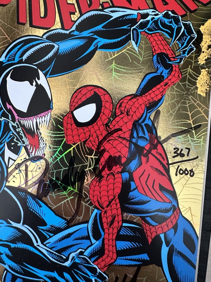 THE AMAZING SPIDER-MAN #375 SIGNED COMIC BOOK /1000 MARK BAGLEY RANDY ...