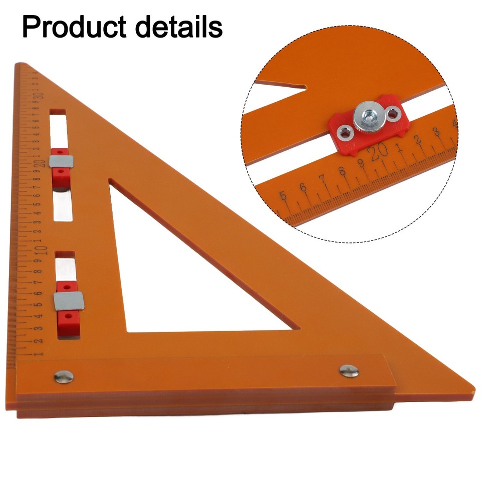 Simplified Angle Measurement Adjustable Wooden Square with Locator ...