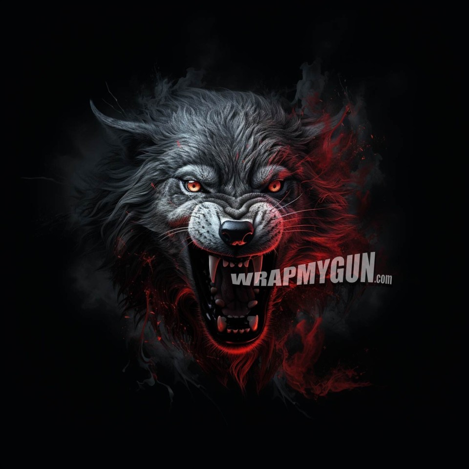 Mag Skin Vinyl Wrap for Airsoft (AEG) Magazines - Wolf | eBay